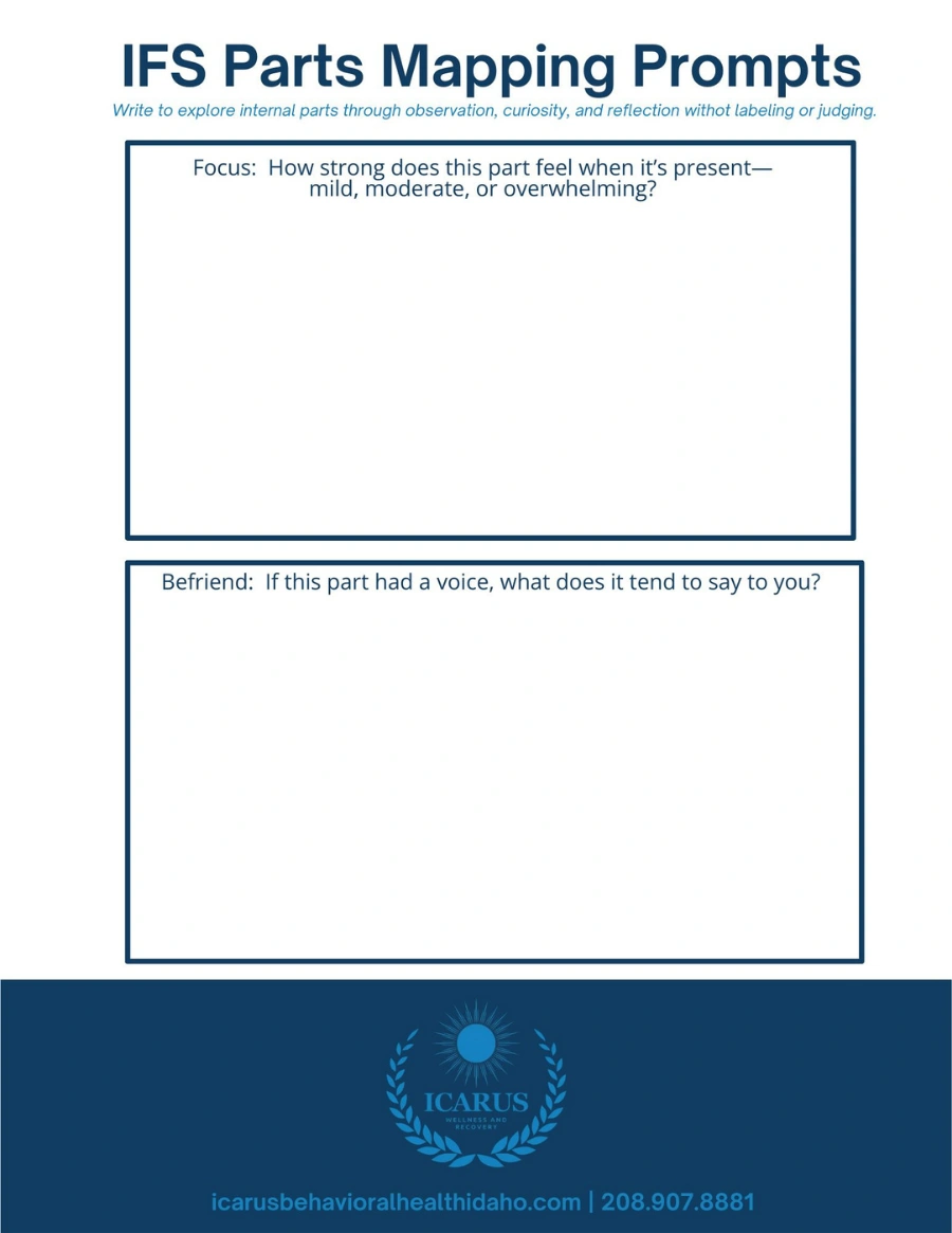 IFS Therapy Worksheets and PDF Resources | Download Now