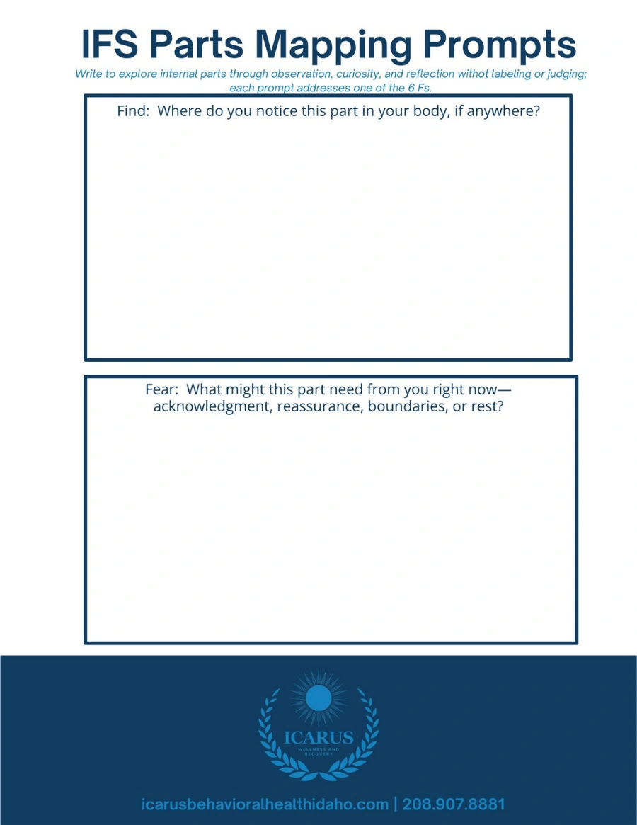 IFS Therapy Worksheets and PDF Resources | Download Now